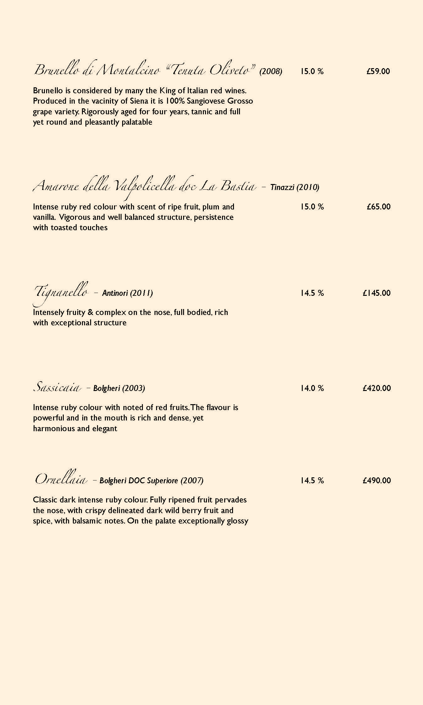 Rossini Italian Restaurant