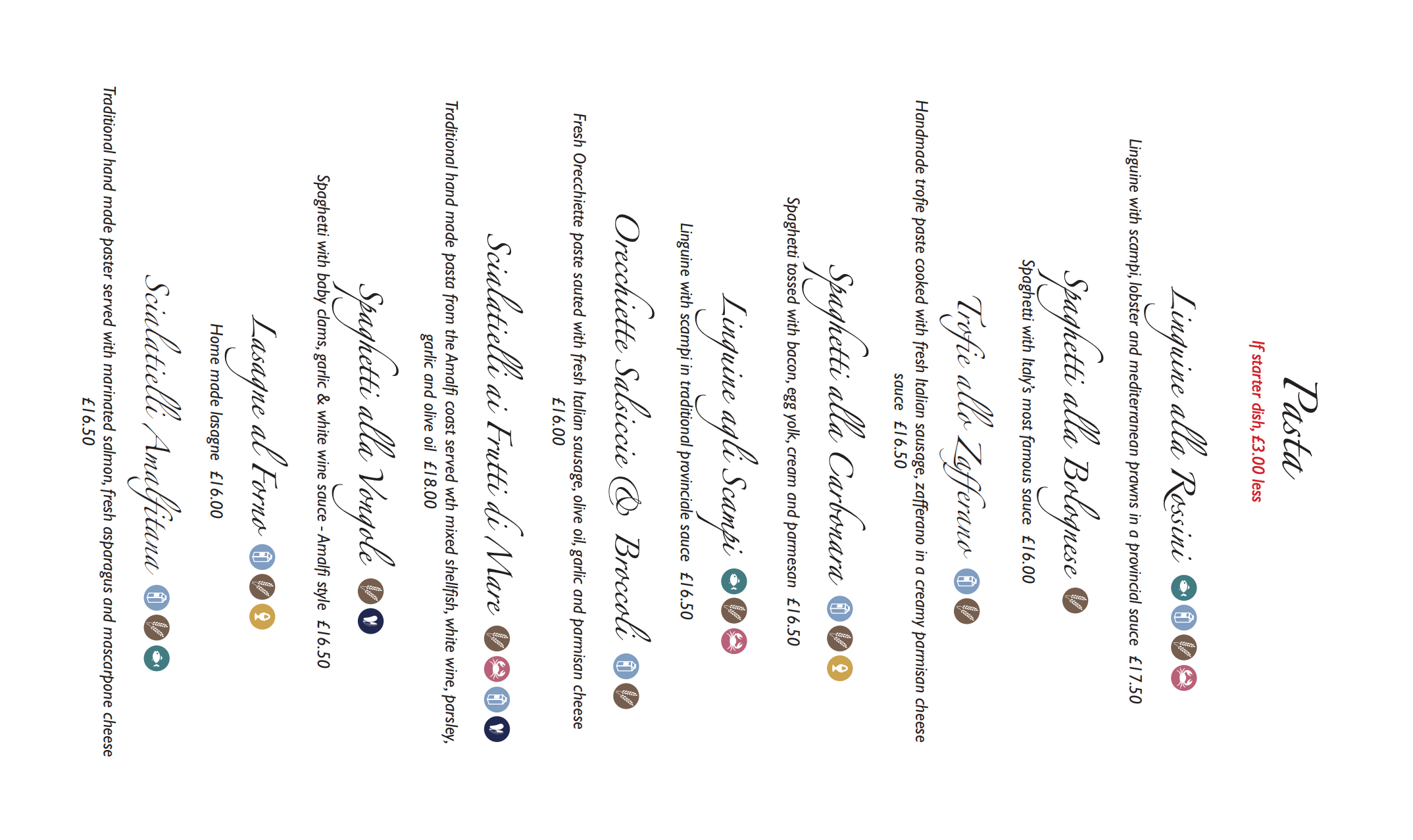 MENU | Rossini Restaurant